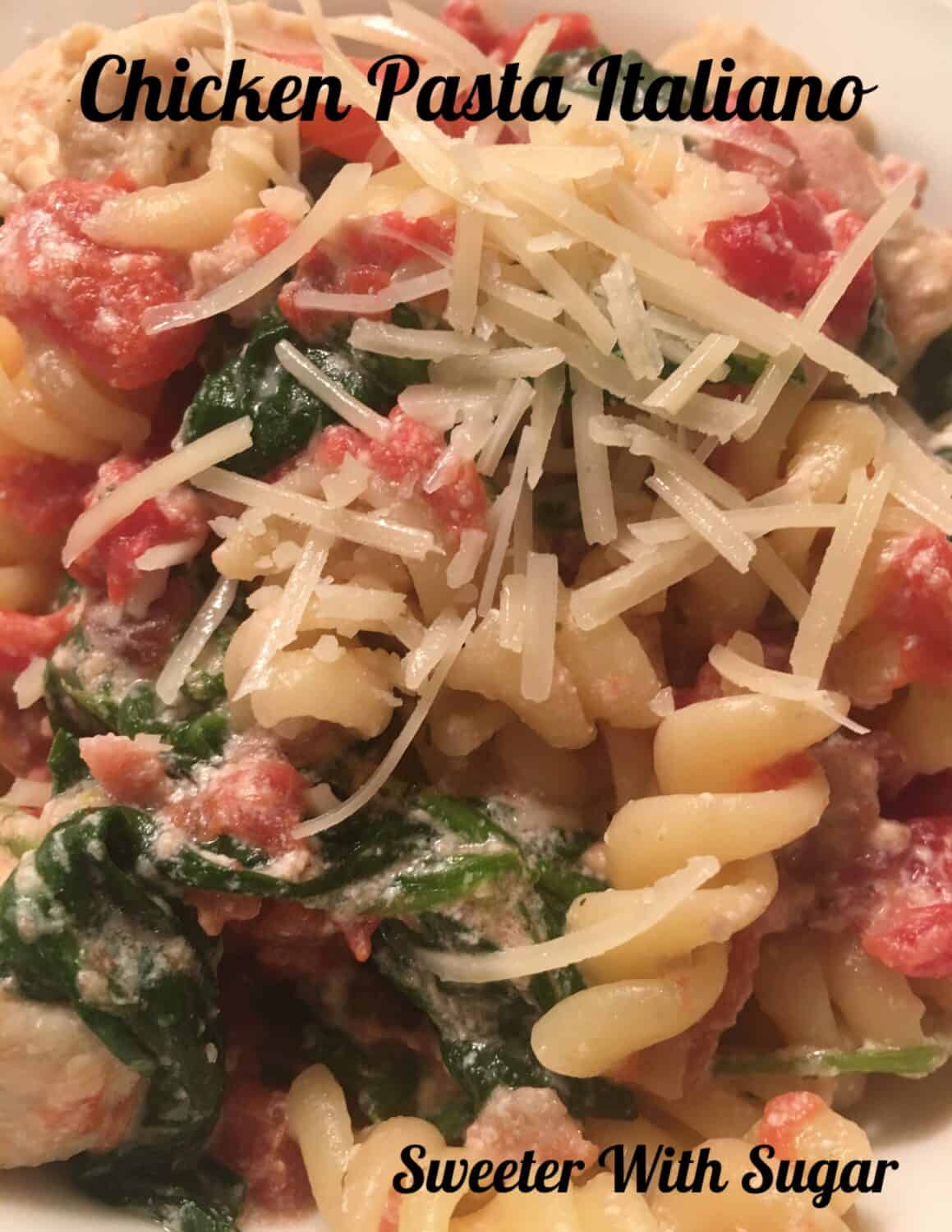 Chicken Pasta Italiano