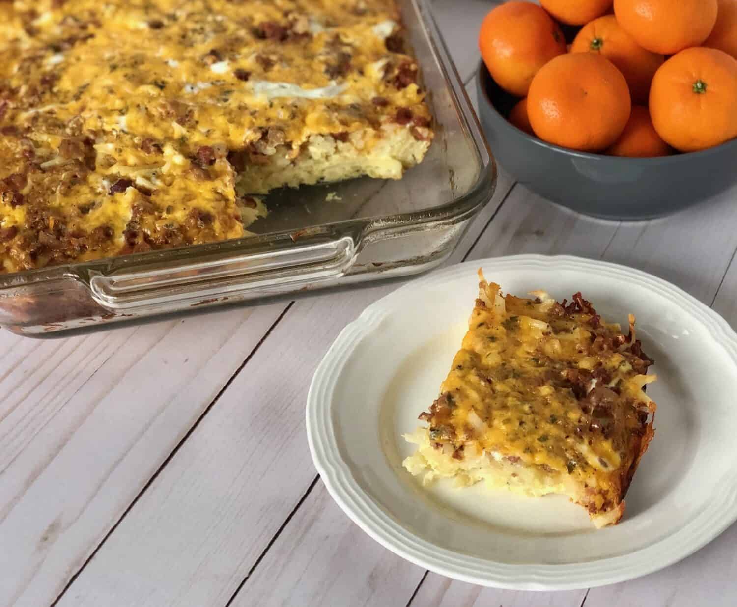 Bacon Ranch Breakfast Casserole
