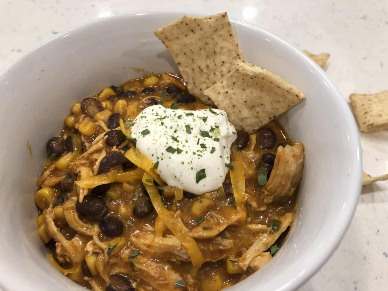The Best Chicken Enchilada Chili