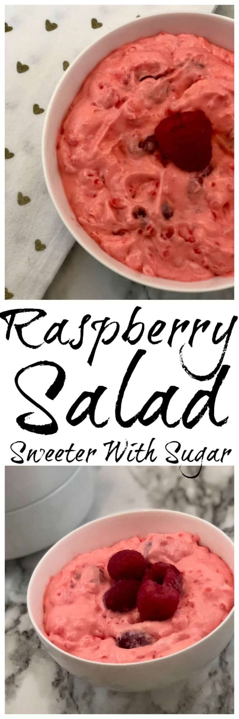 The Best Raspberry Salad