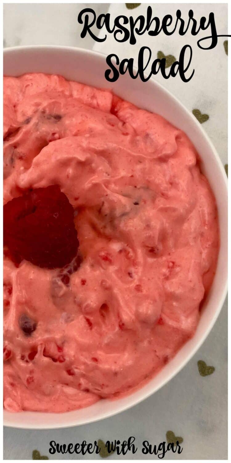 The Best Raspberry Salad