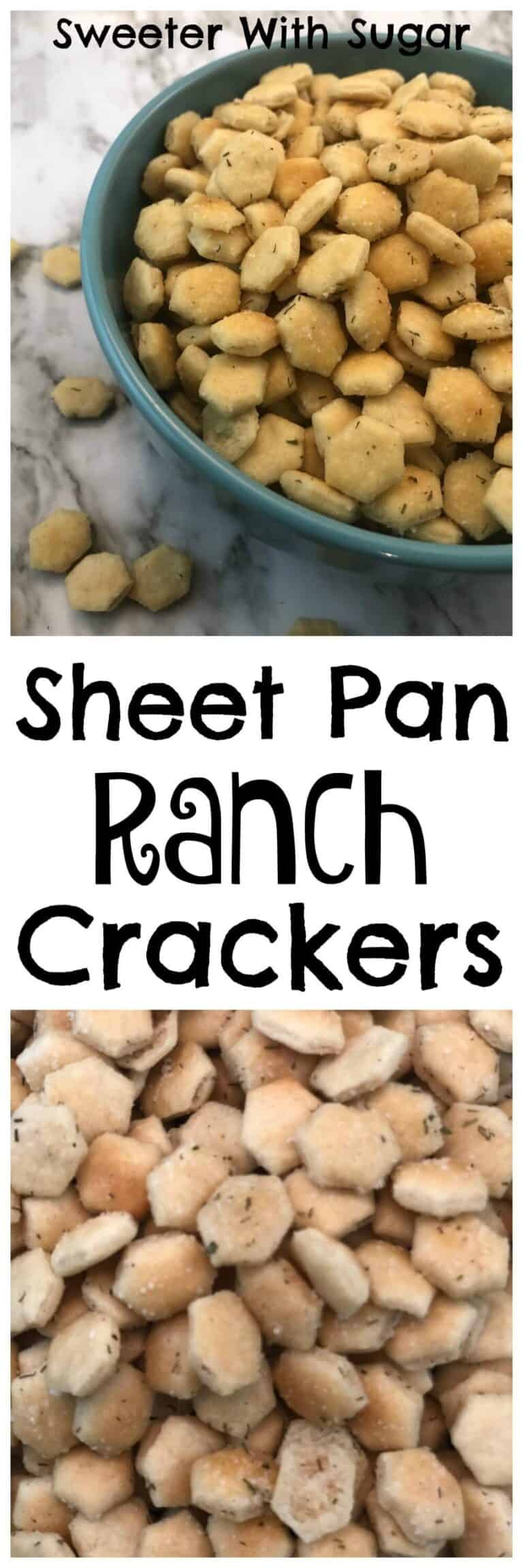 Sheet Pan Ranch Crackers