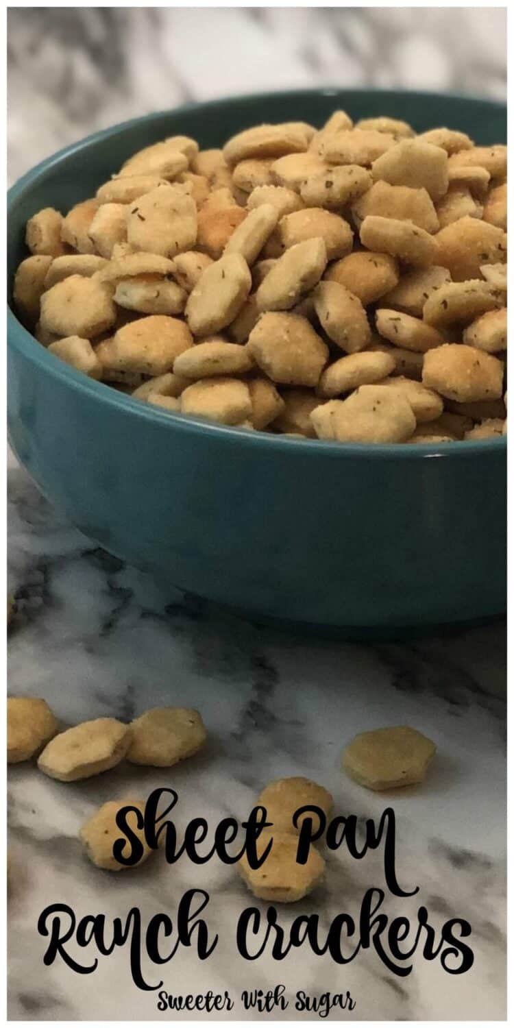 Sheet Pan Ranch Crackers