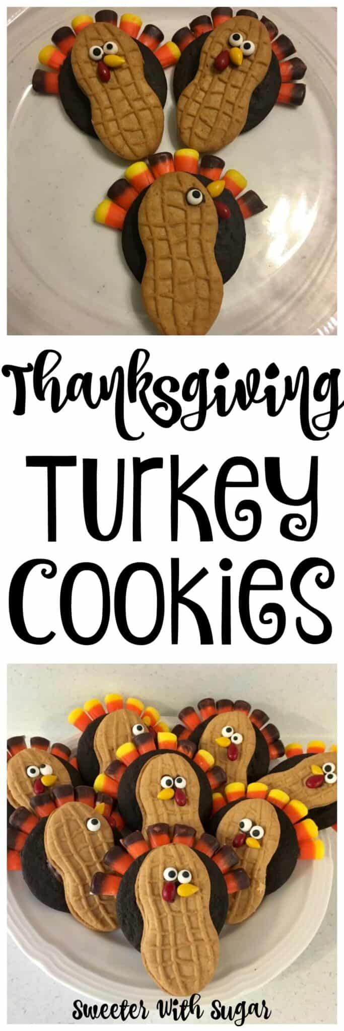 Thanksgiving Turkey Cookies