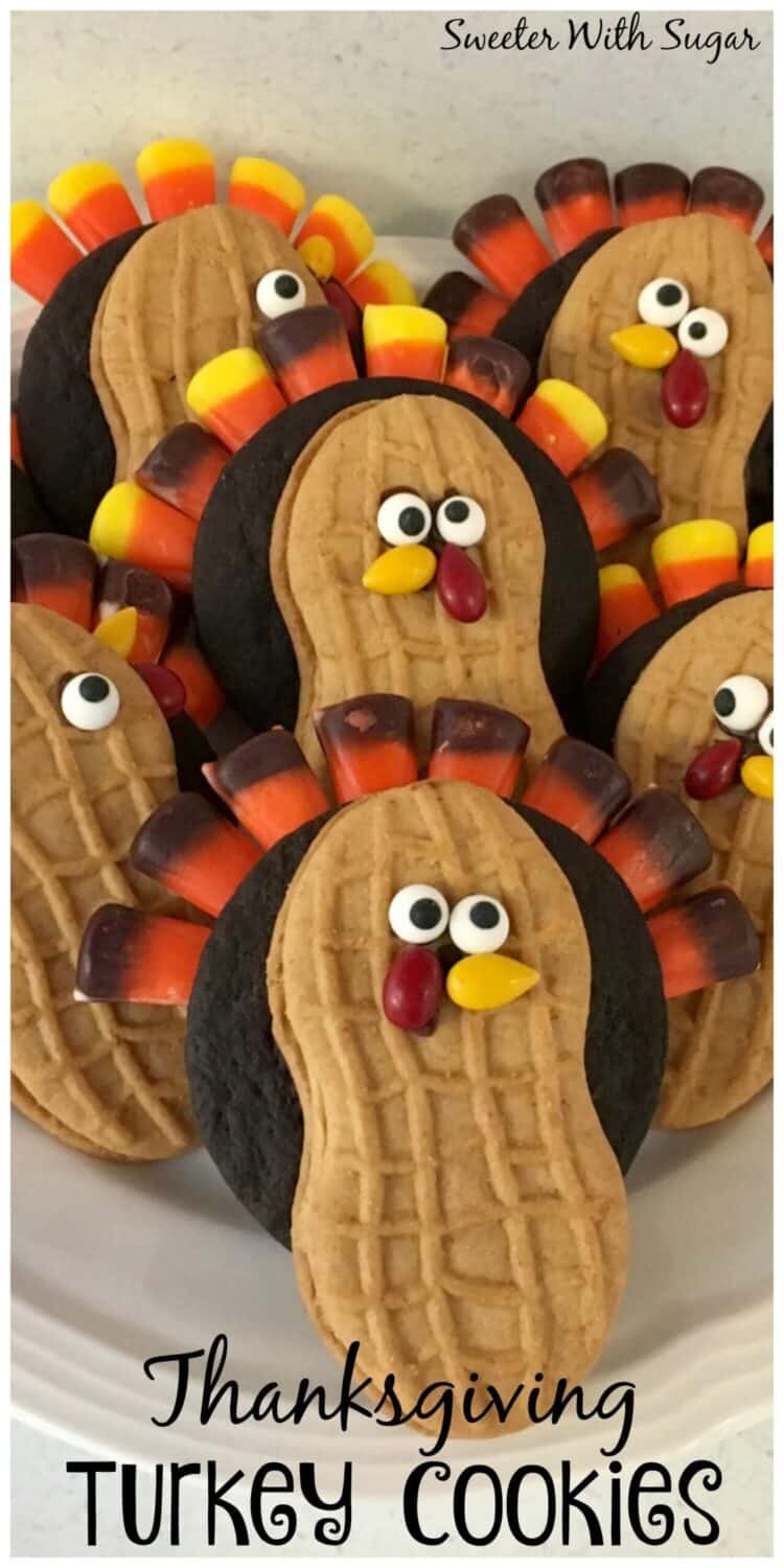 Thanksgiving Turkey Cookies