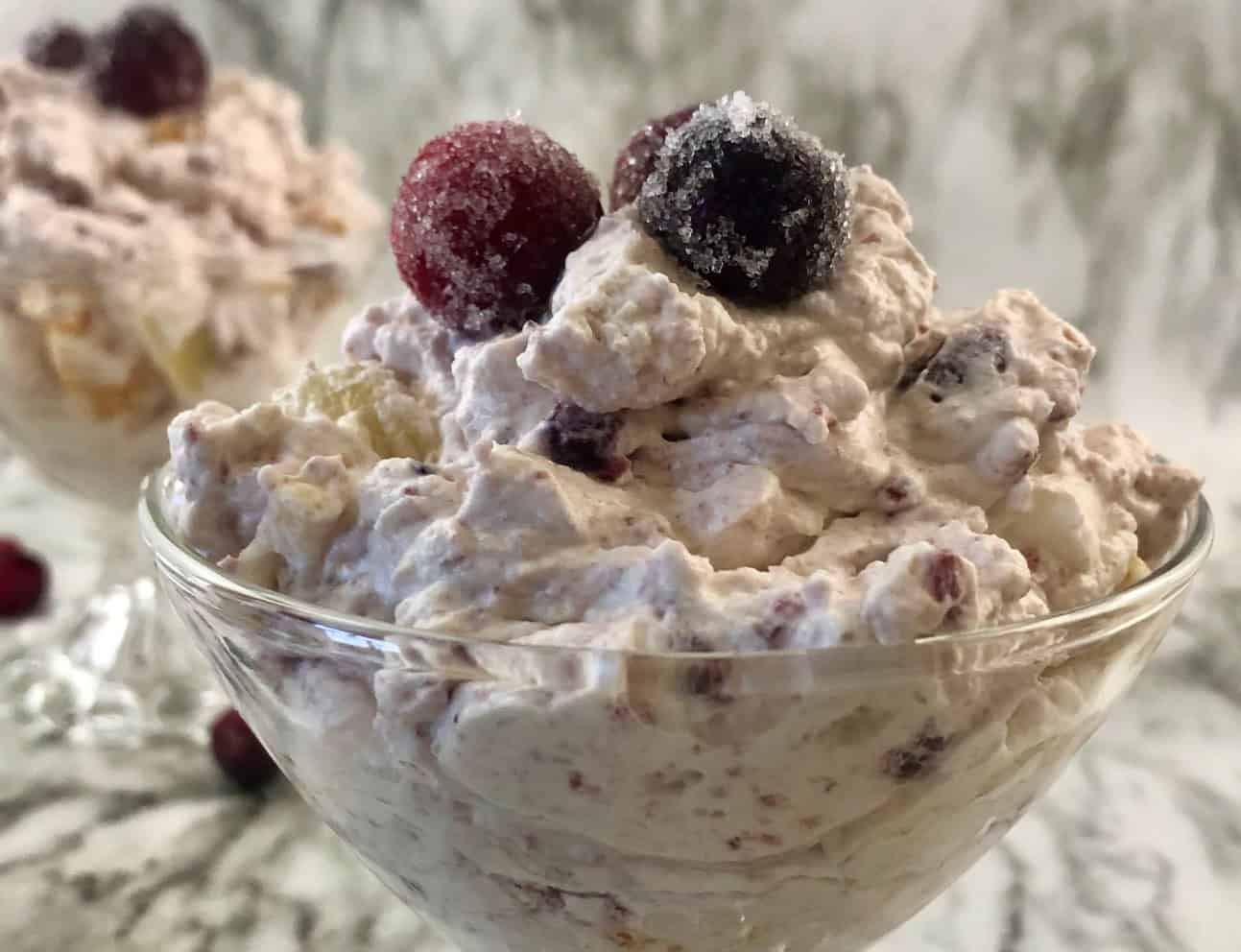 Cranberry Fruit Salad | Sweeter With Sugar