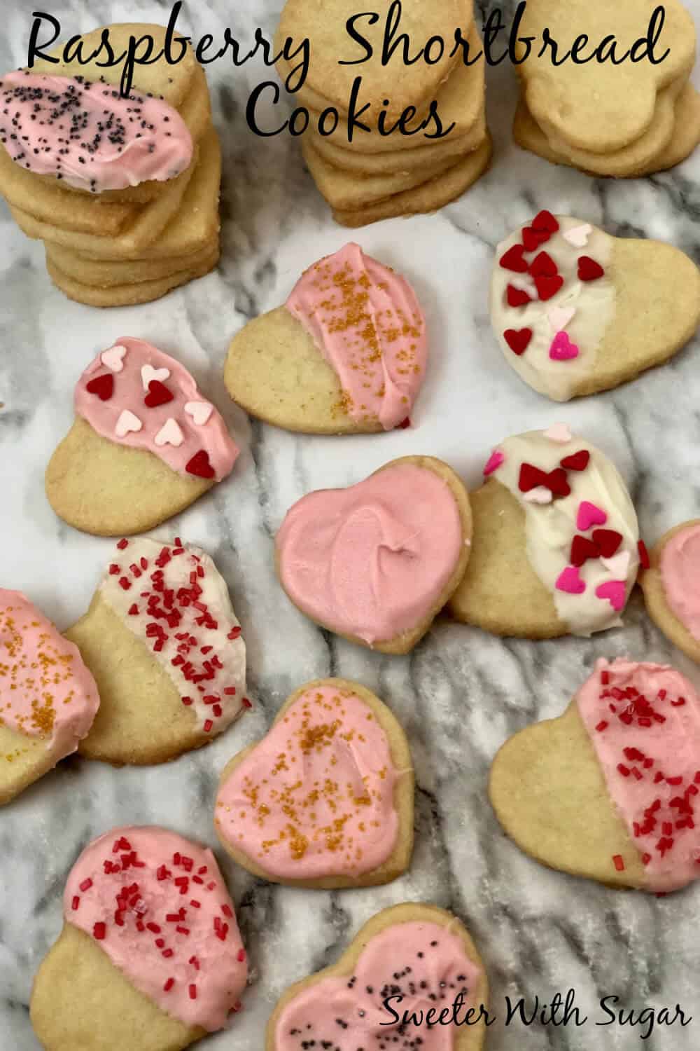 The Best Raspberry Shortbread Cookies
