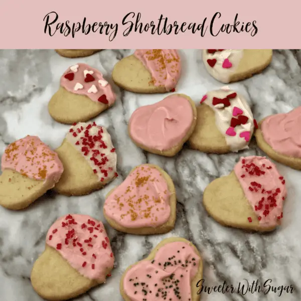 The Best Raspberry Shortbread Cookies