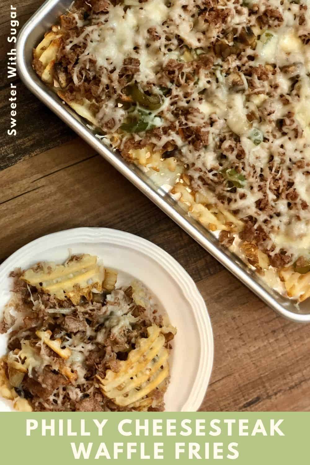 How to Make Philly Cheesesteak Waffle Fries