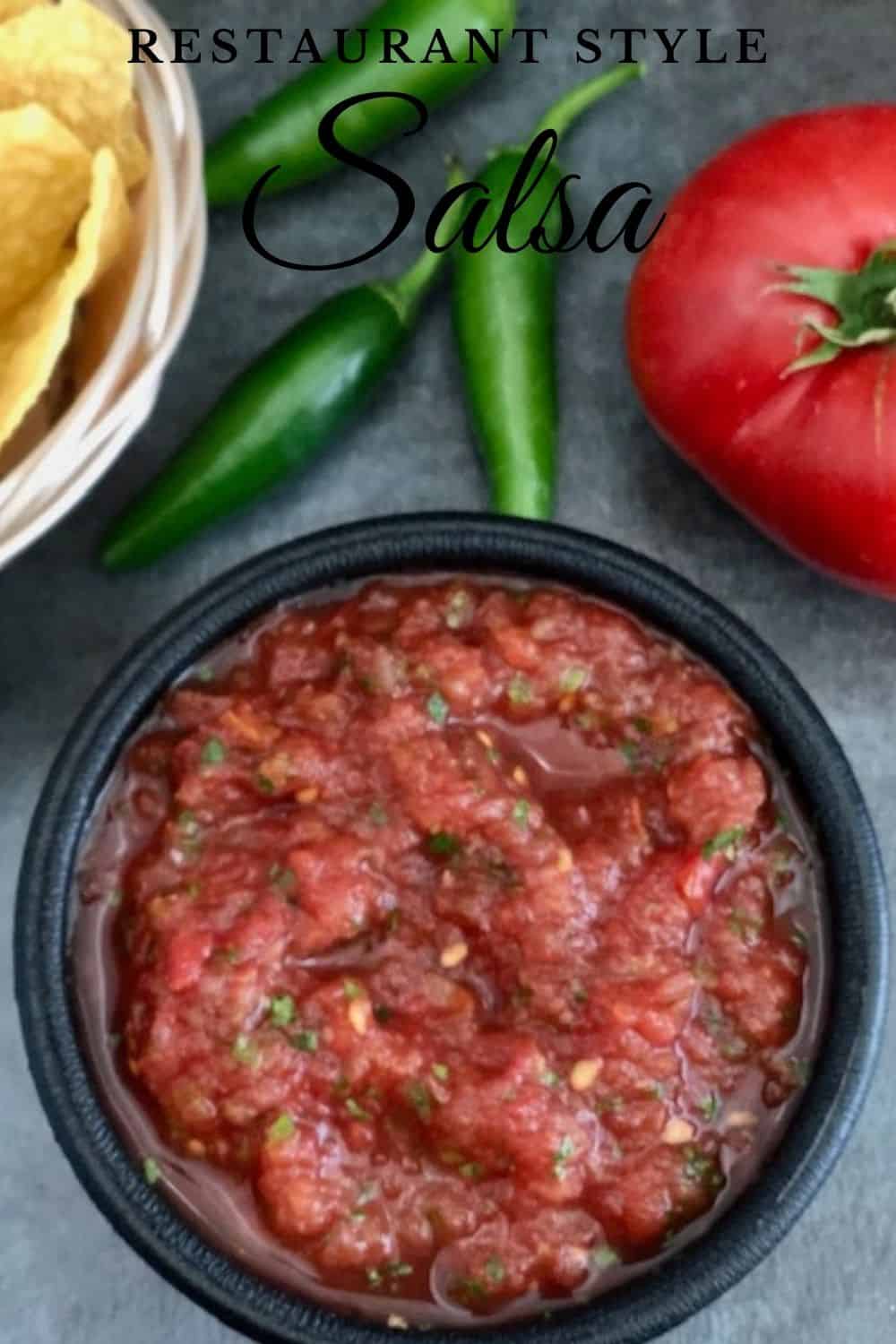 Restaurant Style Salsa
