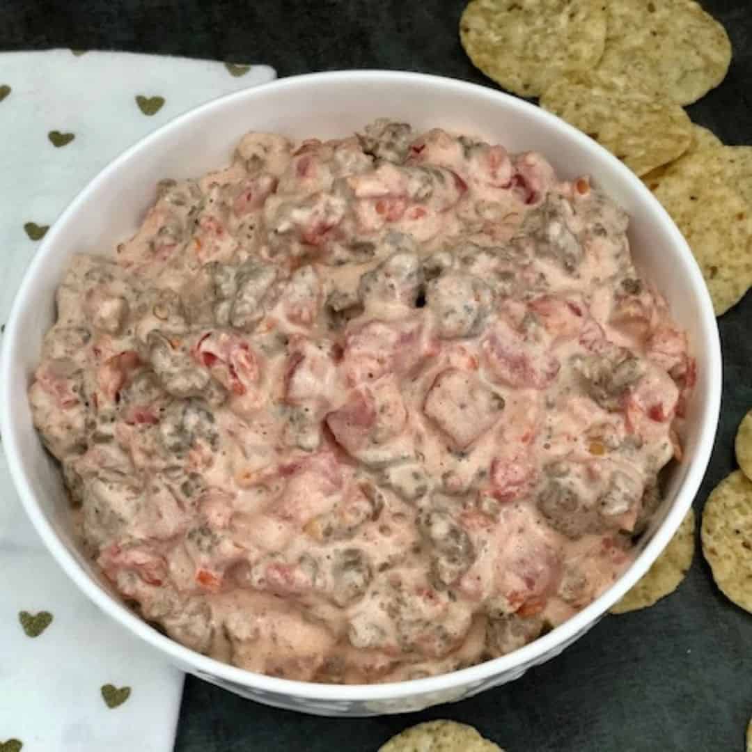 The BEST Sausage Dip