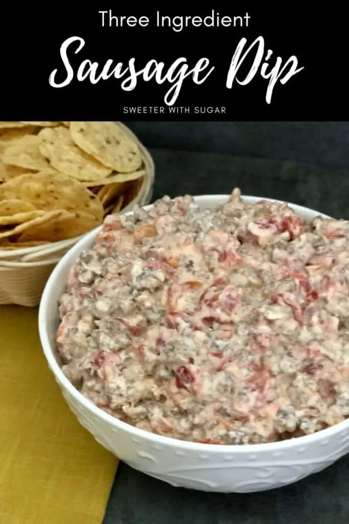 The BEST Sausage Dip