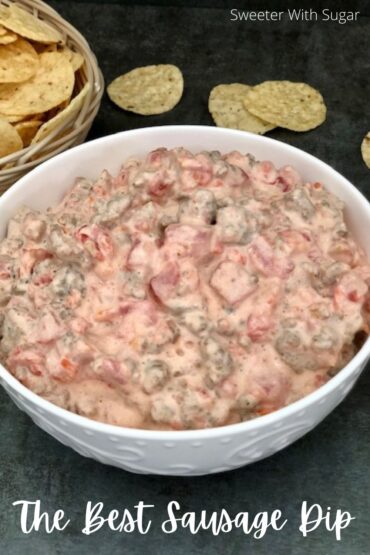 The BEST Sausage Dip