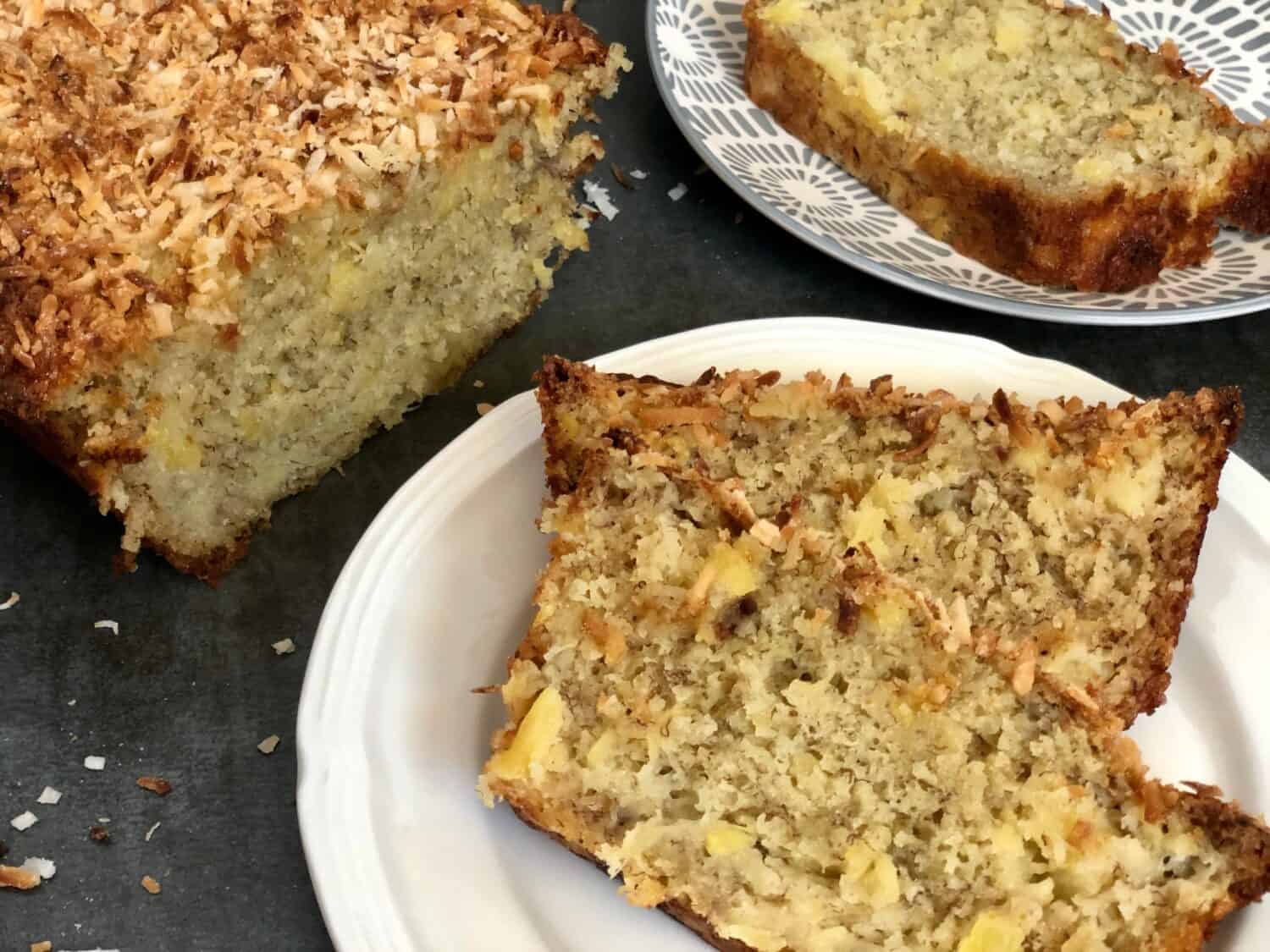 Pina Colada Banana Bread