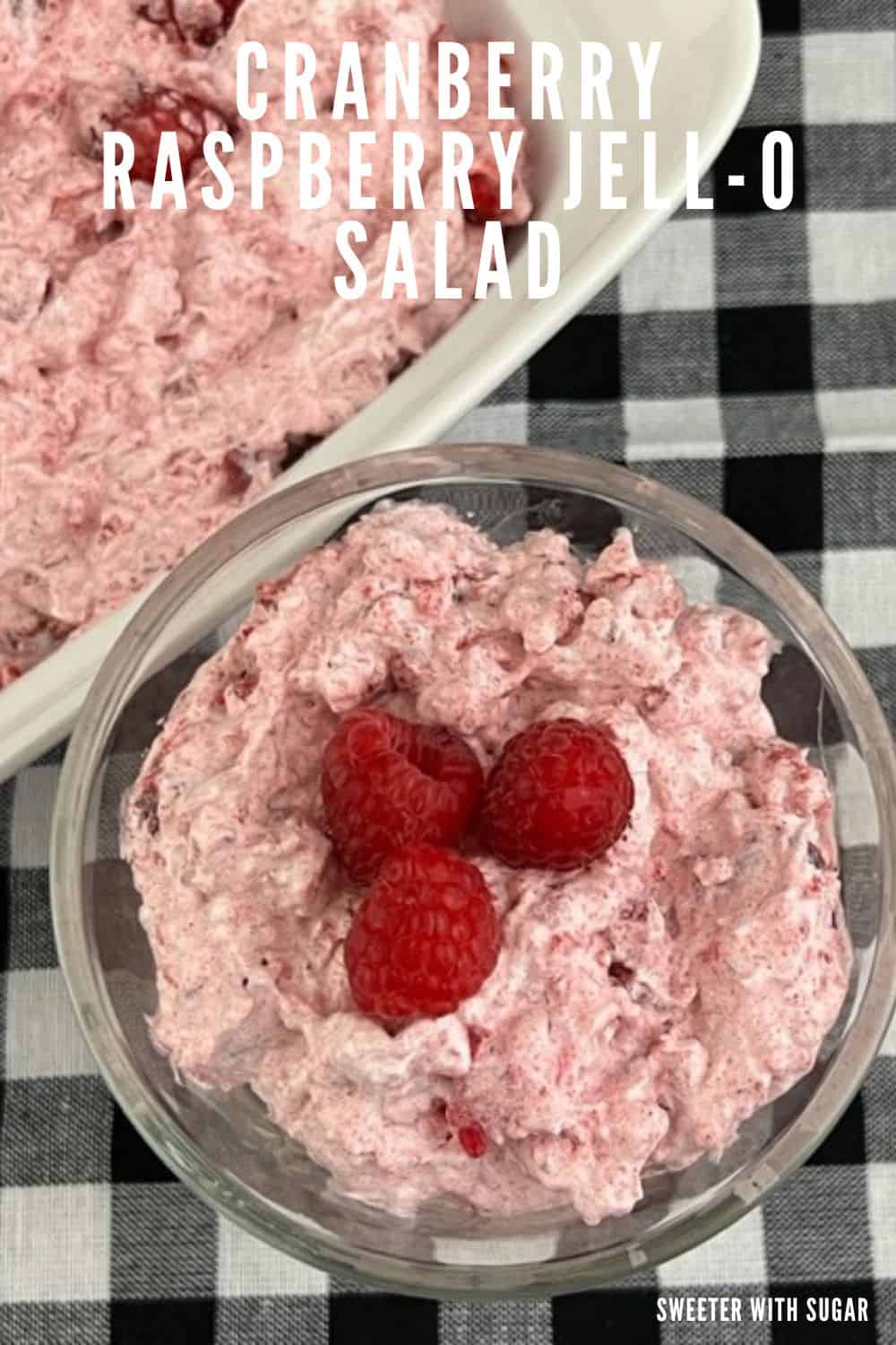 Cranberry Raspberry Jell-O Salad