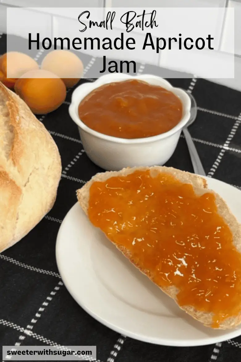 Homemade Apricot Jam-No Pectin & Less Sugar