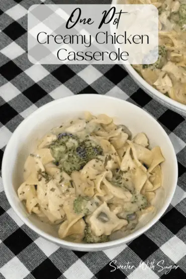 One Pot Creamy Chicken Casserole