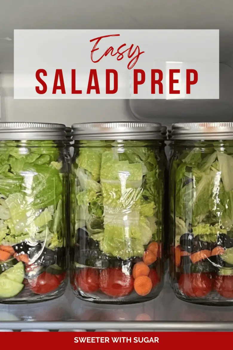 Easy Vacuum Sealed Salad Prep