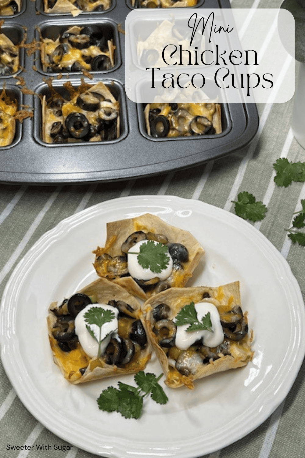 Mini Chicken Taco Cups