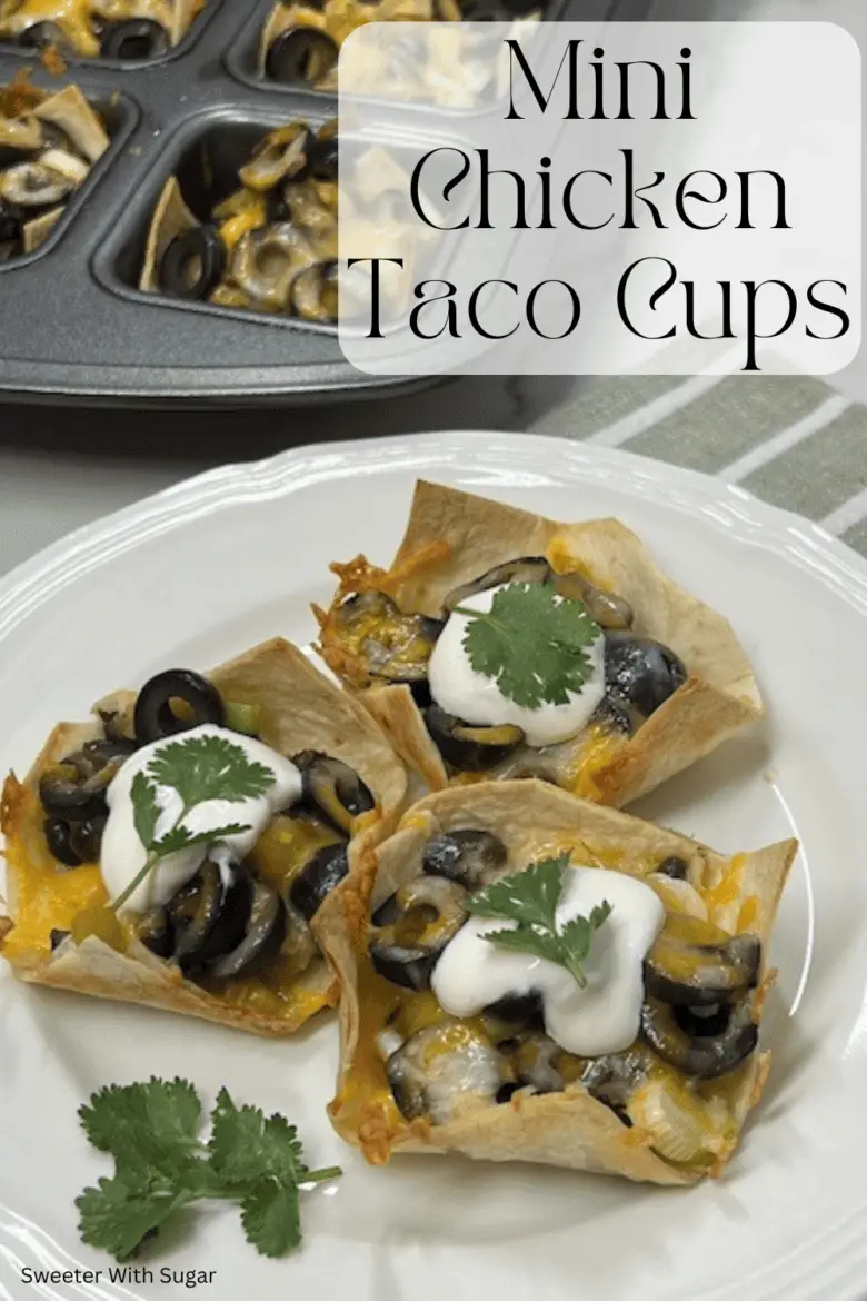 Mini Chicken Taco Cups