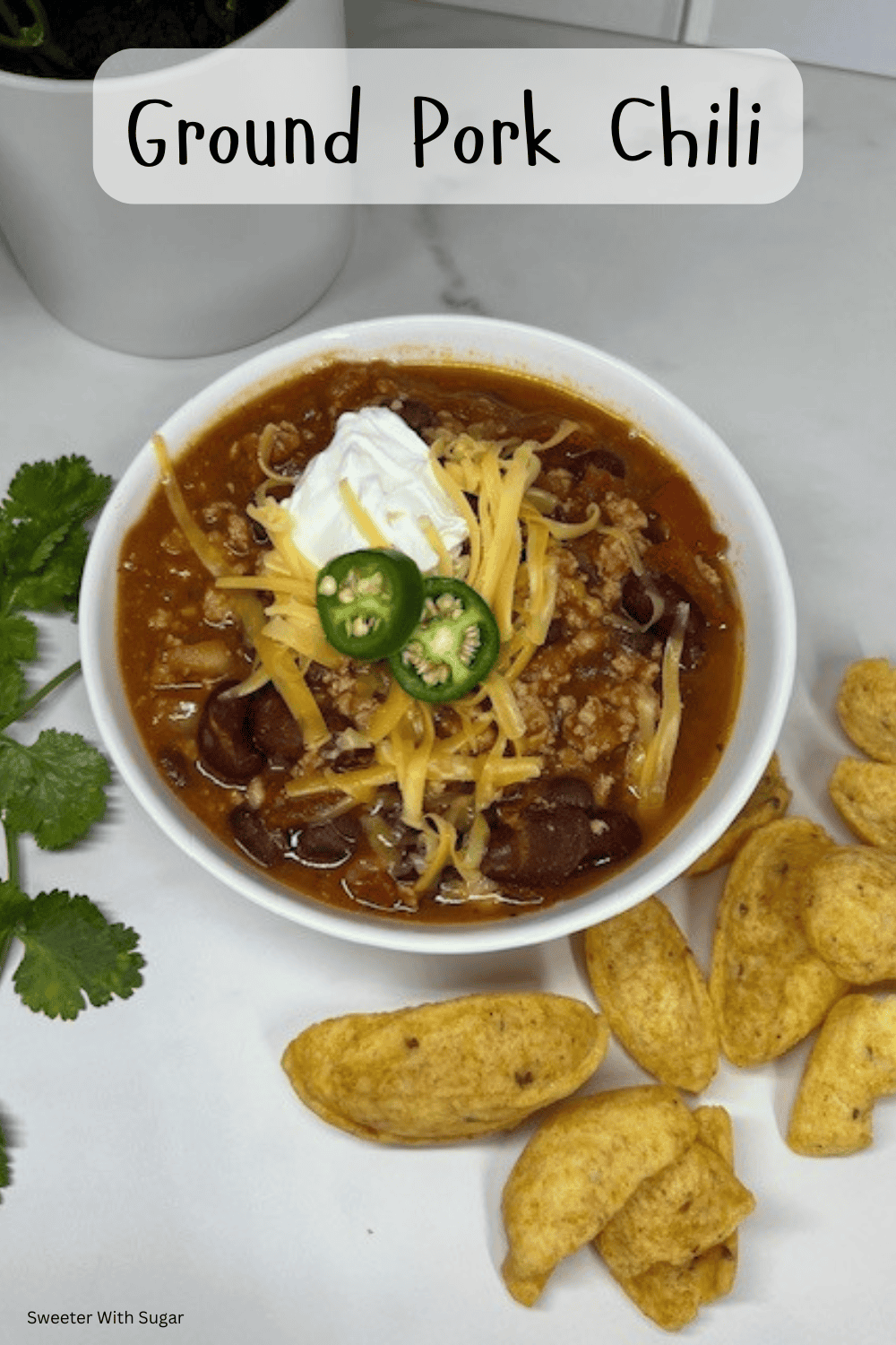 Ground Pork Chili