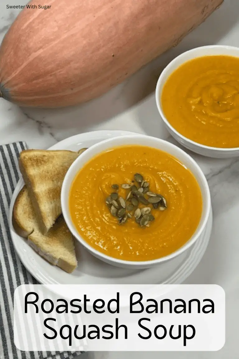 Roasted Banana Squash Soup