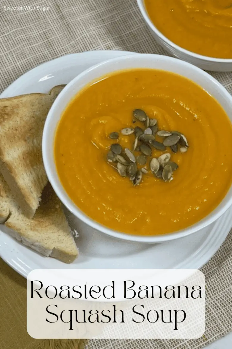 Roasted Banana Squash Soup